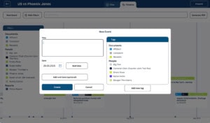 How to create a timeline for court cases? | Case Crafter